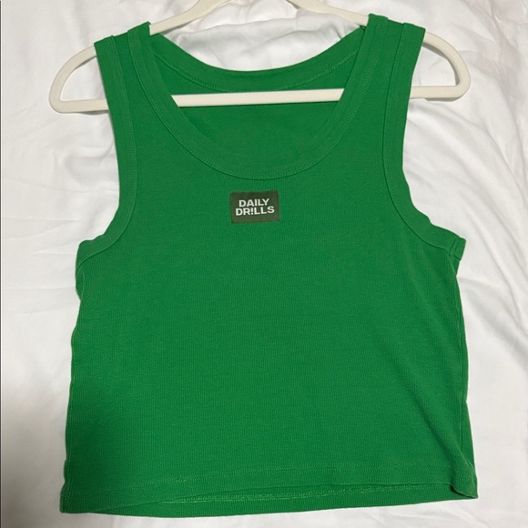 Daily Drills | Tops | Daily Drills Emerald Green Sleeveless Tank | Poshmark